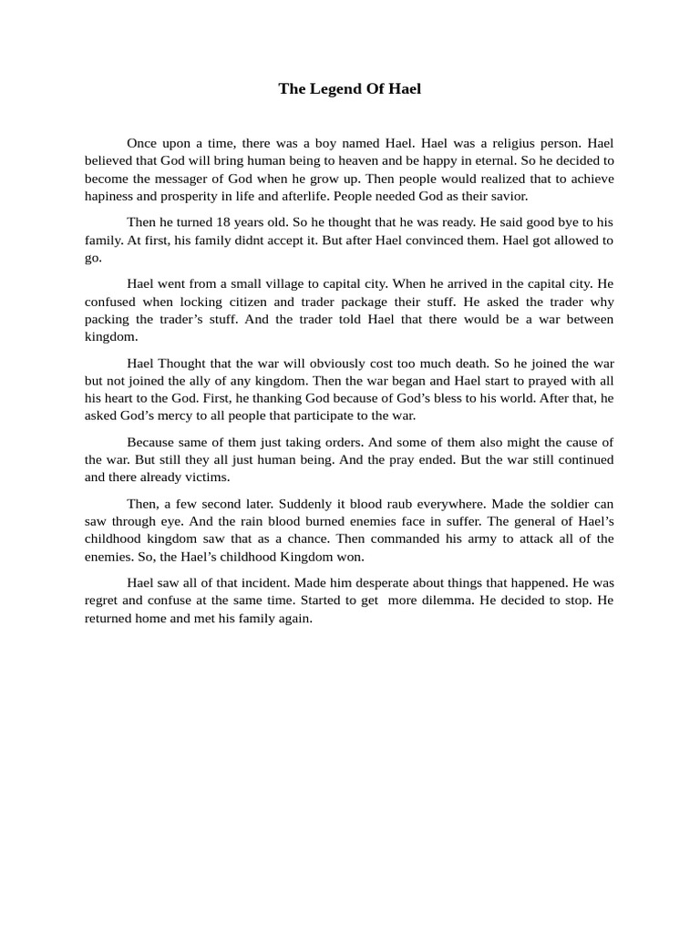 The Legend of Hael | PDF