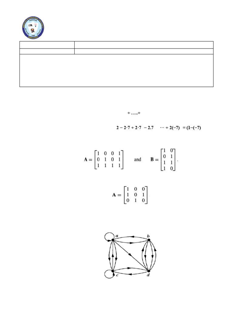 Discrete Math Final Assignment | PDF