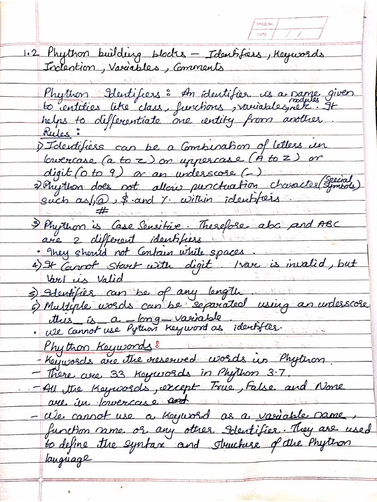 Python 1st Unit | PDF