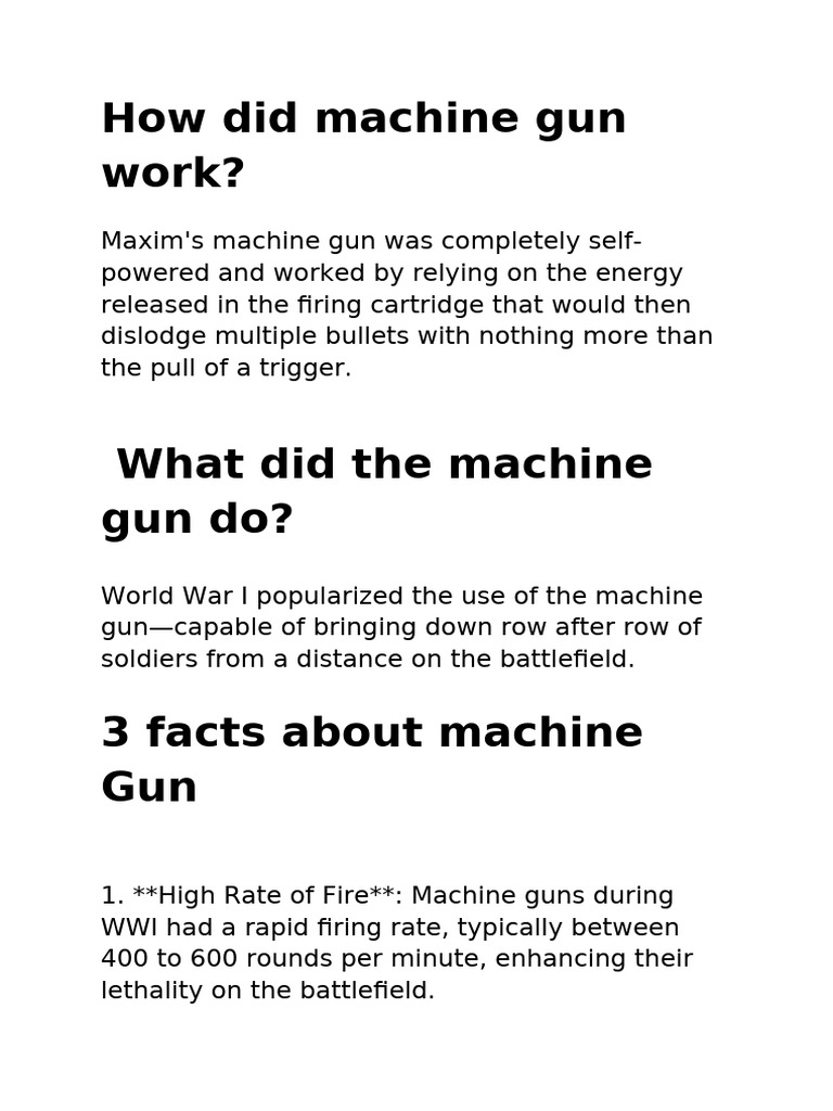 WW1 Weapons Poster | PDF | Trench Warfare | Military Tactics
