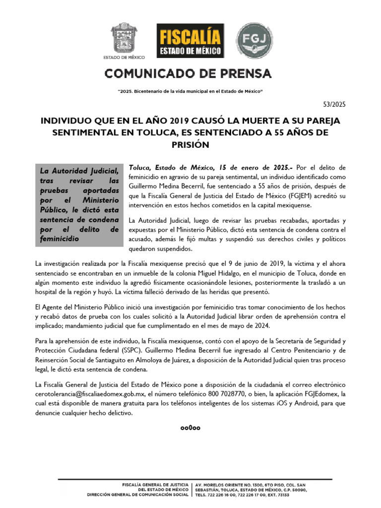 Comunicado 53 | PDF | Prisión | México