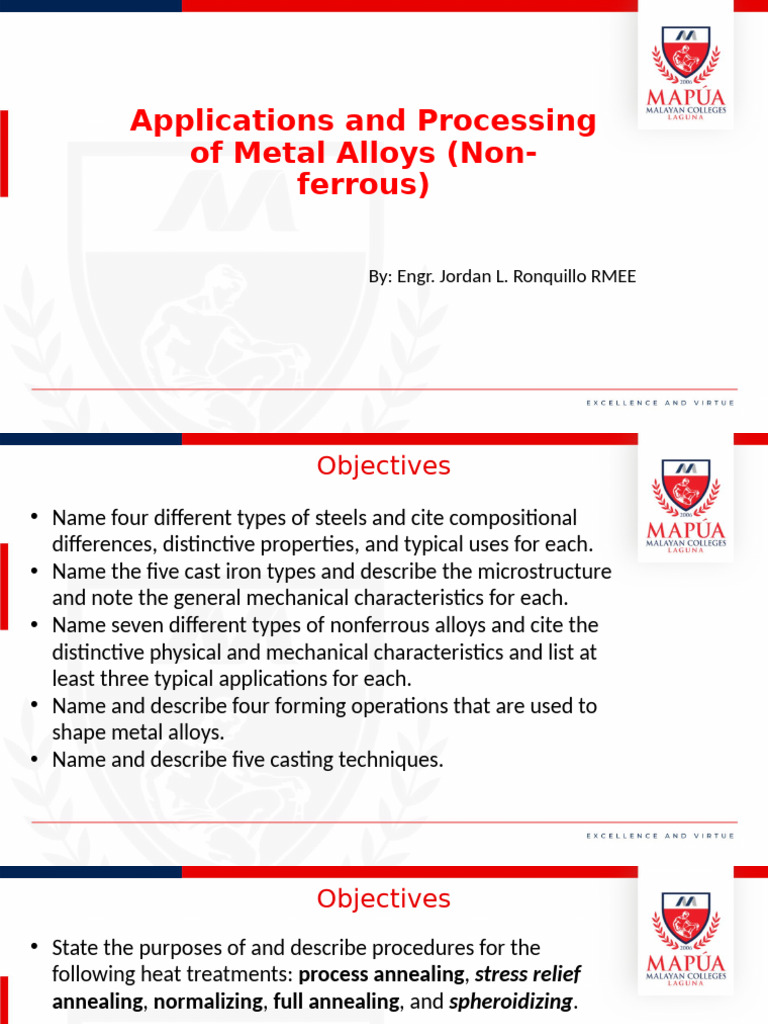 Non-Ferrous Metal Alloys Guide | PDF | Alloy | Metals