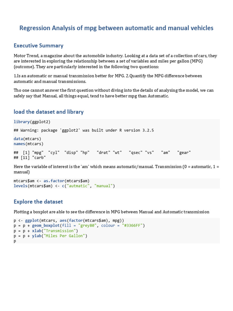 Regression | PDF | Errors And Residuals | Coefficient Of Determination
