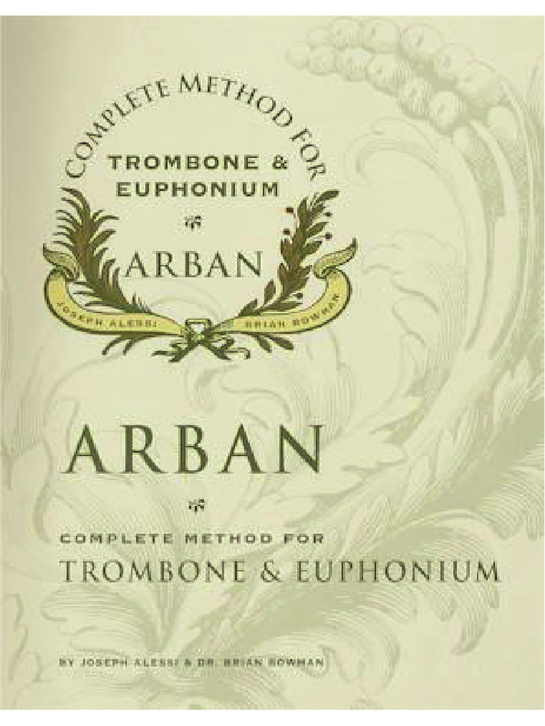 Arban Method For Trombone - 1 | PDF