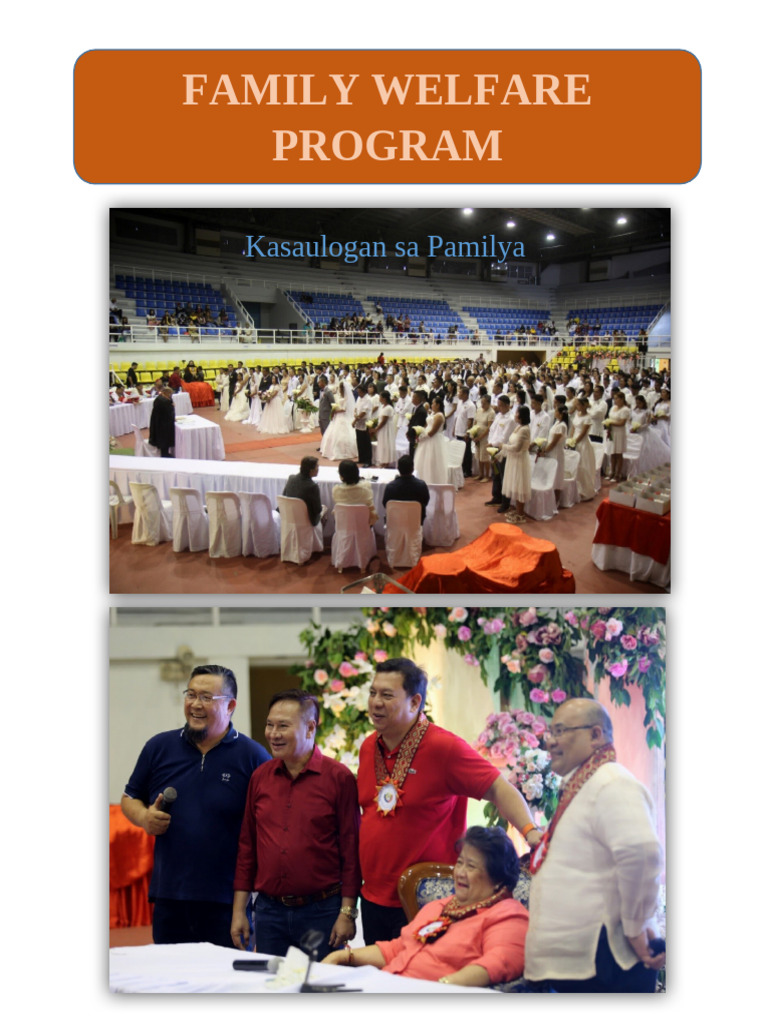 Family Welfare Program - Accomplishment | PDF