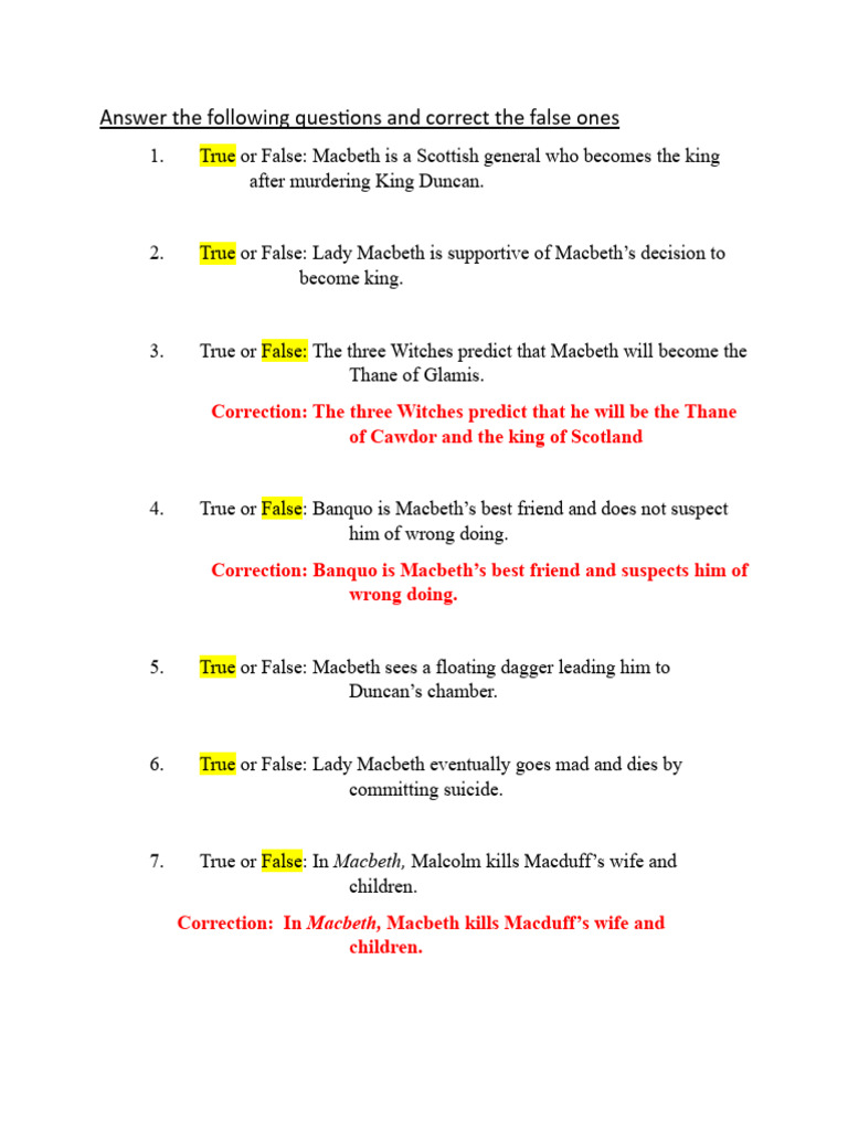 Final Revision Questions With Answers Credit Drama 2024-5 - Class | PDF ...