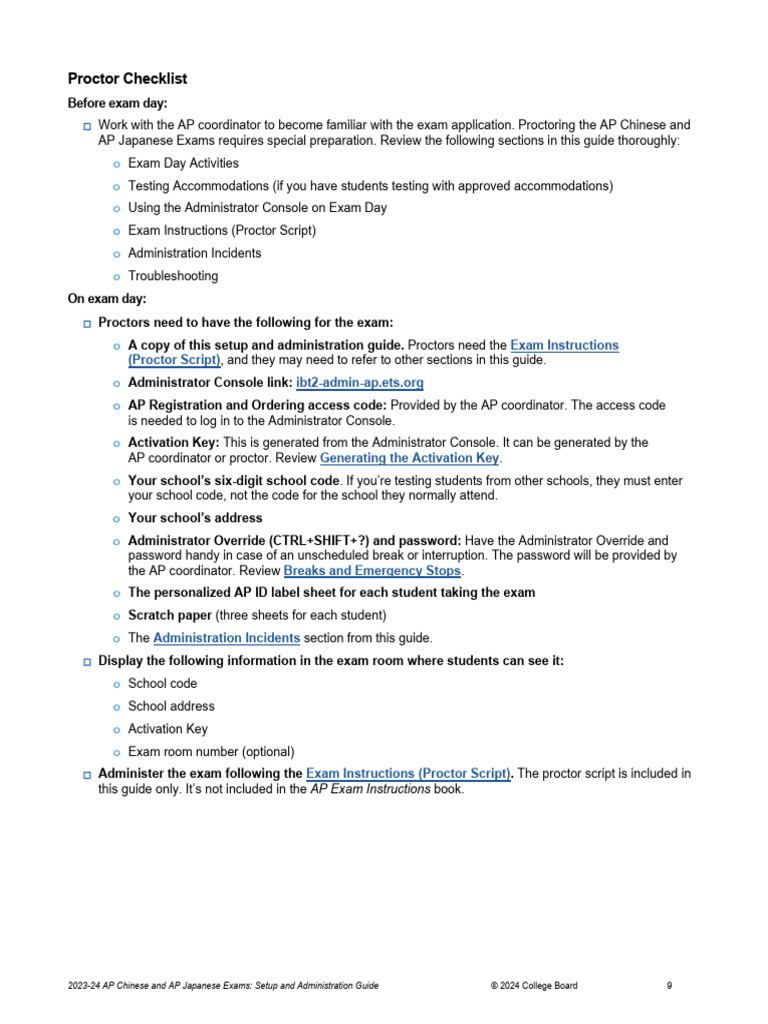 Proctor Checklist | PDF | Evaluation Methods | Qualifications