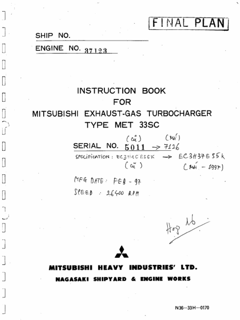 Turbocharger Met 33SC | PDF