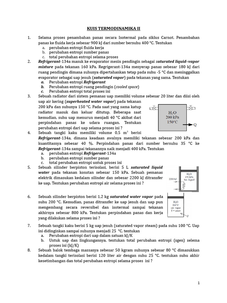 Kuis Termodinamika II | PDF