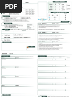 Crooked Moon - Character Sheet | PDF | Role Playing Games | Tabletop Games
