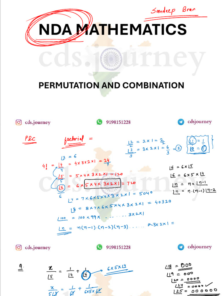 Permutation Combination | PDF