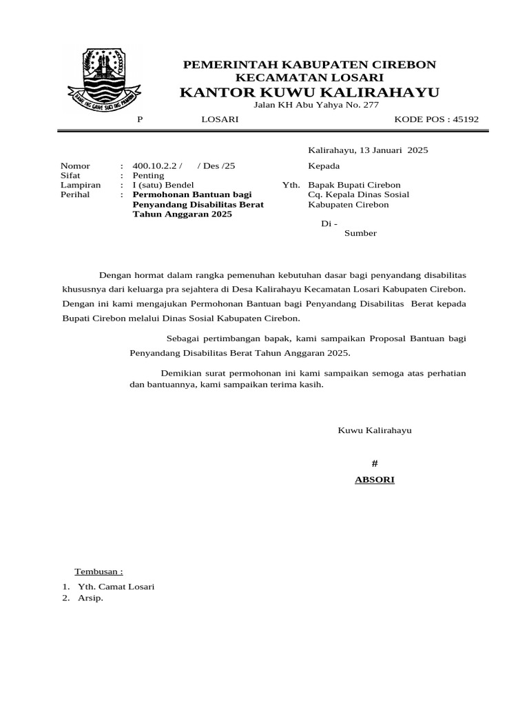 Contoh Dokumenn | PDF