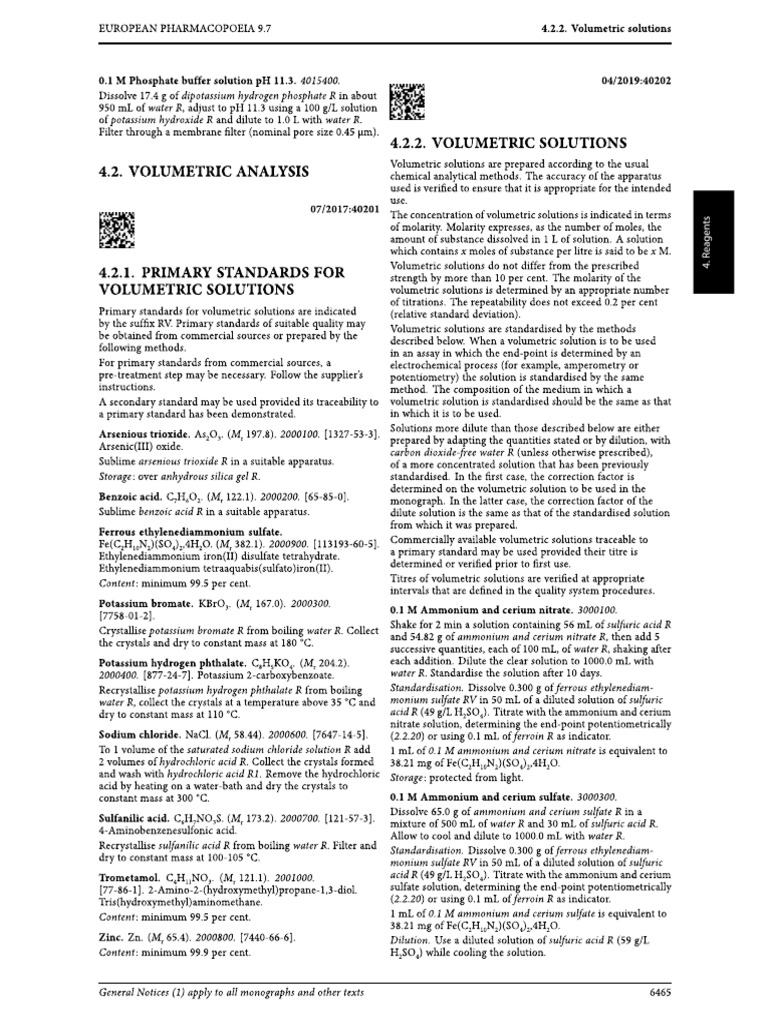4.2.2 Volumetric solutions-EP 9.7 | PDF