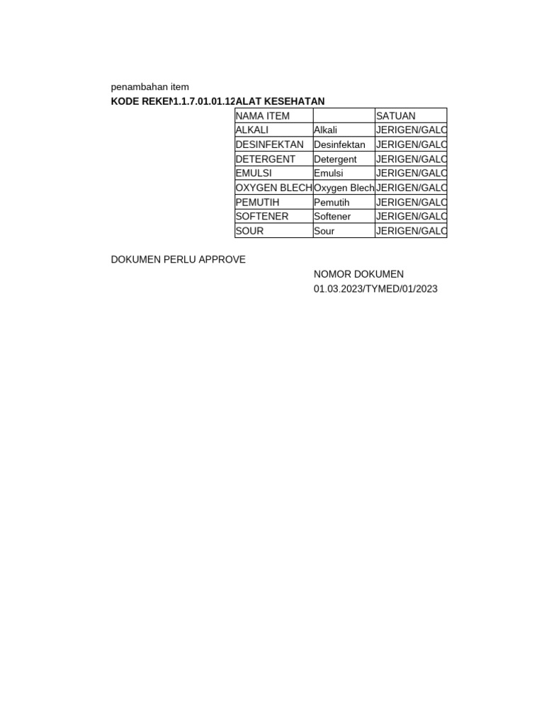 Penambahan Item Dan Appv Berkas | PDF
