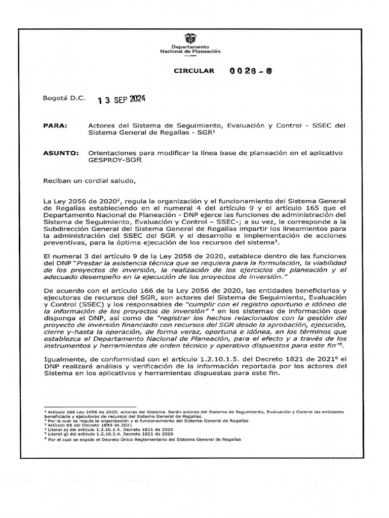 Circular-0028-8-de-13-de-Septiembre-2024 | PDF