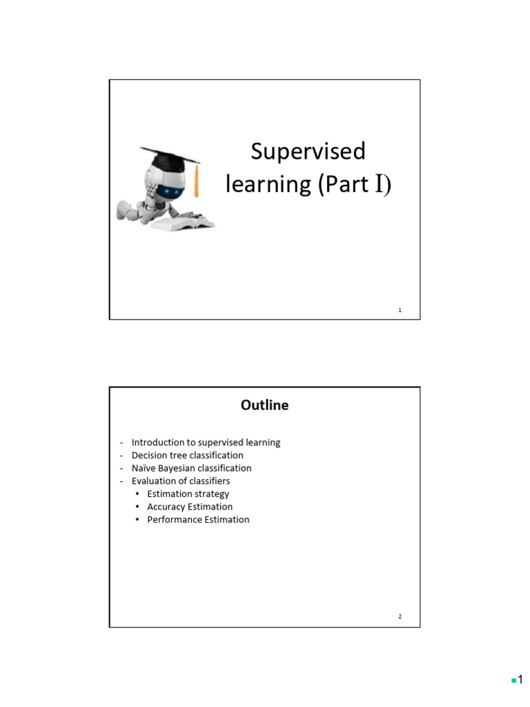 Supervised Learning Part1 Pdf Cross Validation Statistics Statistical Classification