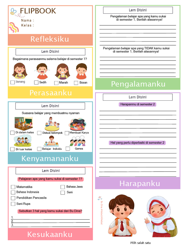 Refleksi dan Harapan Belajar Semester 2 | PDF