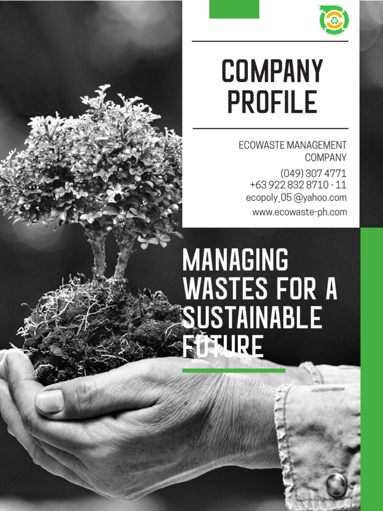 Ecowaste Management Company Profile | PDF | Municipal Solid Waste | Waste