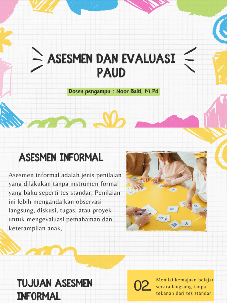 Asesmen Dan Evaluasi Paud | PDF
