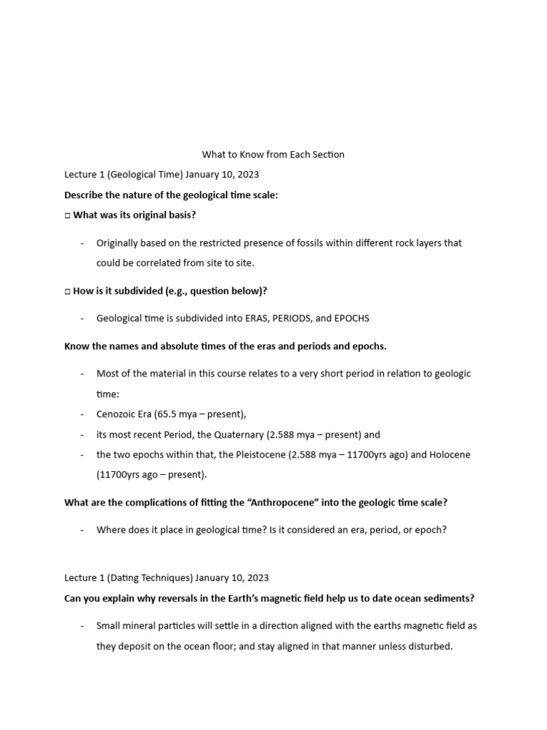 Geog 205 Midterm 1 Notes 1 | PDF | Greenhouse Effect | Ice Age