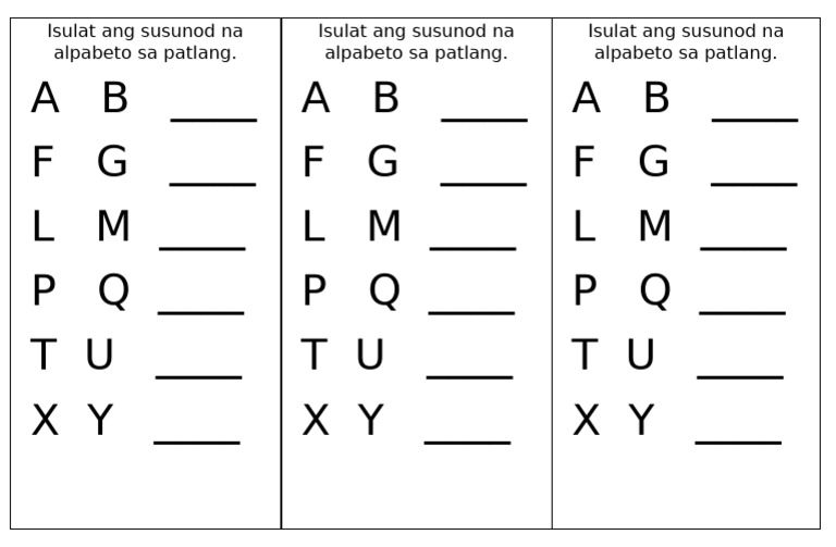 What Comes Next ALPHABET | PDF