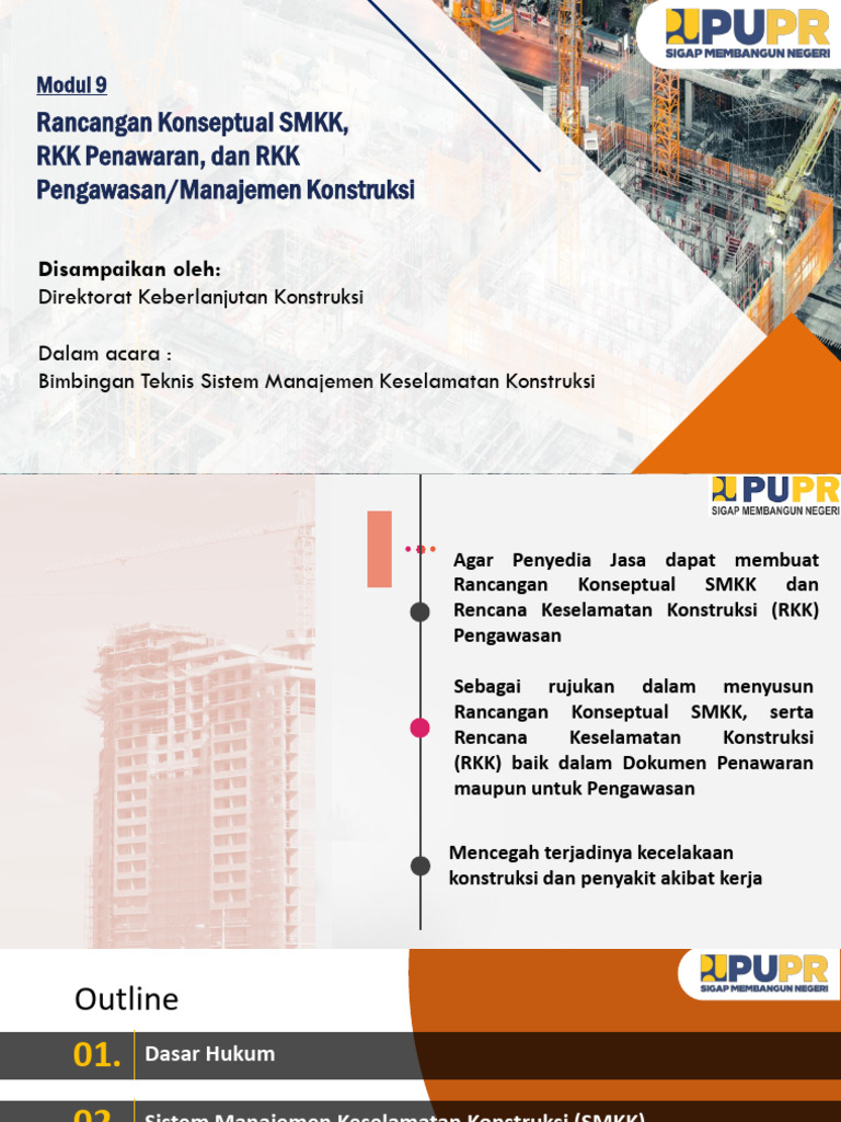 Modul 9 Rancangan Konseptual SMKK, RKK Penawaran, dan RKK Pengawasan ...
