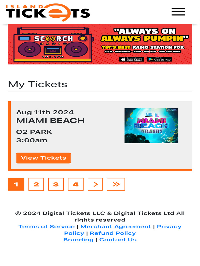 Island E-Tickets Contact Information | PDF