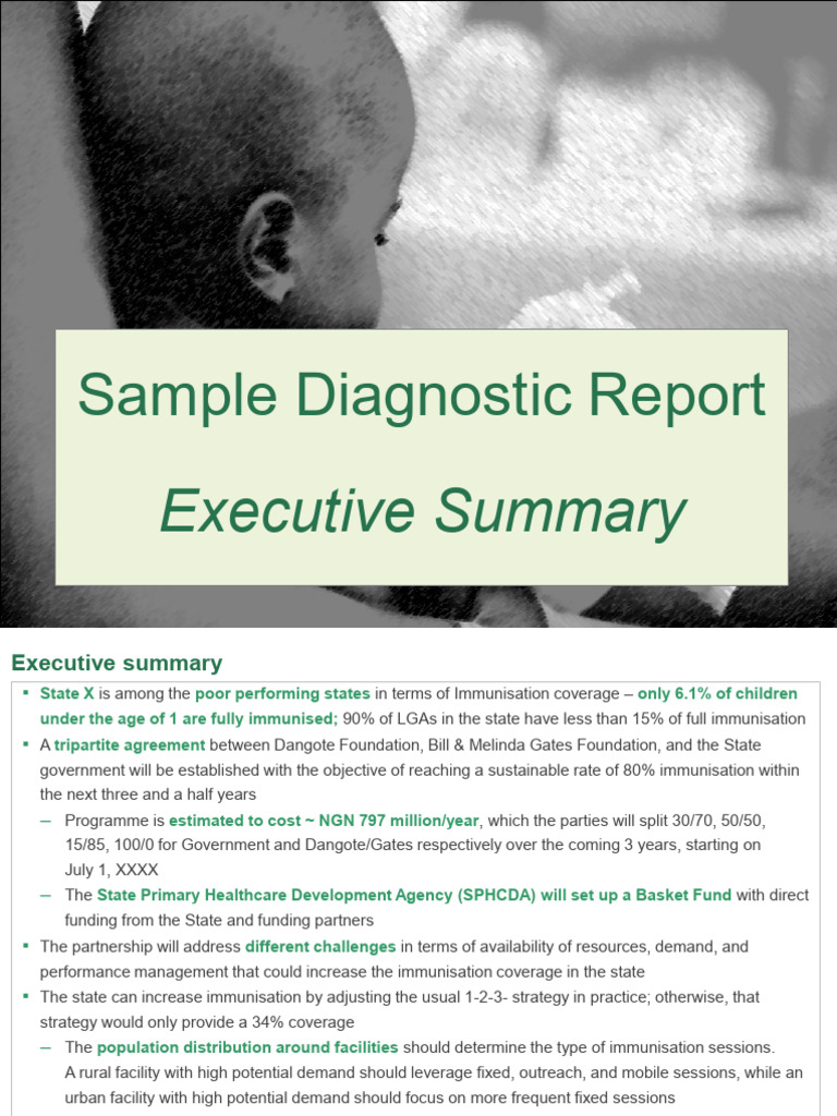 Sample Diagnostic Report | PDF | Capital Expenditure
