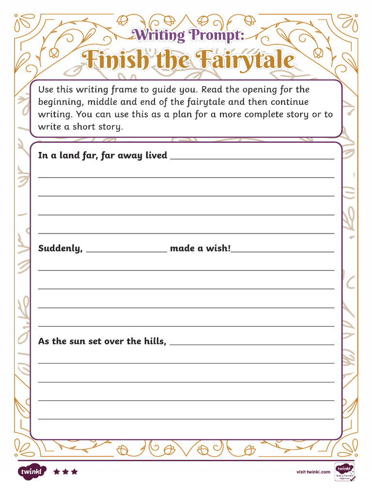 Writing Prompt | PDF