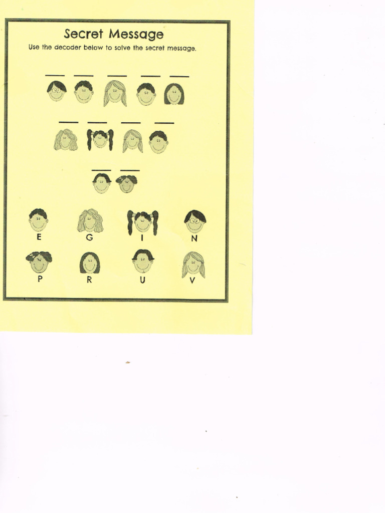 Secret Message | PDF
