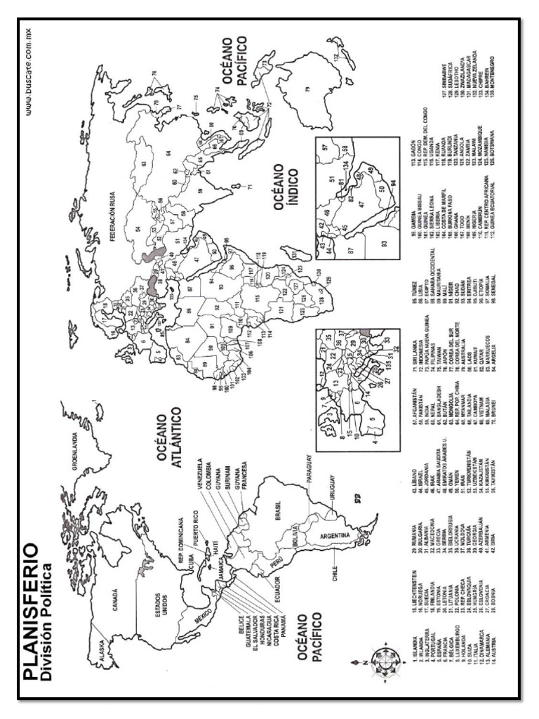 PLANISFERIO CON NOMBRES | PDF