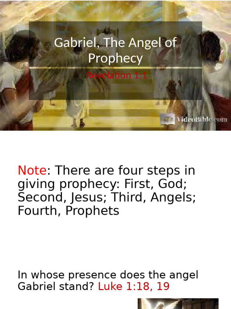 Gabriel: The Angel of Prophecy | PDF | Gabriel | Jesus