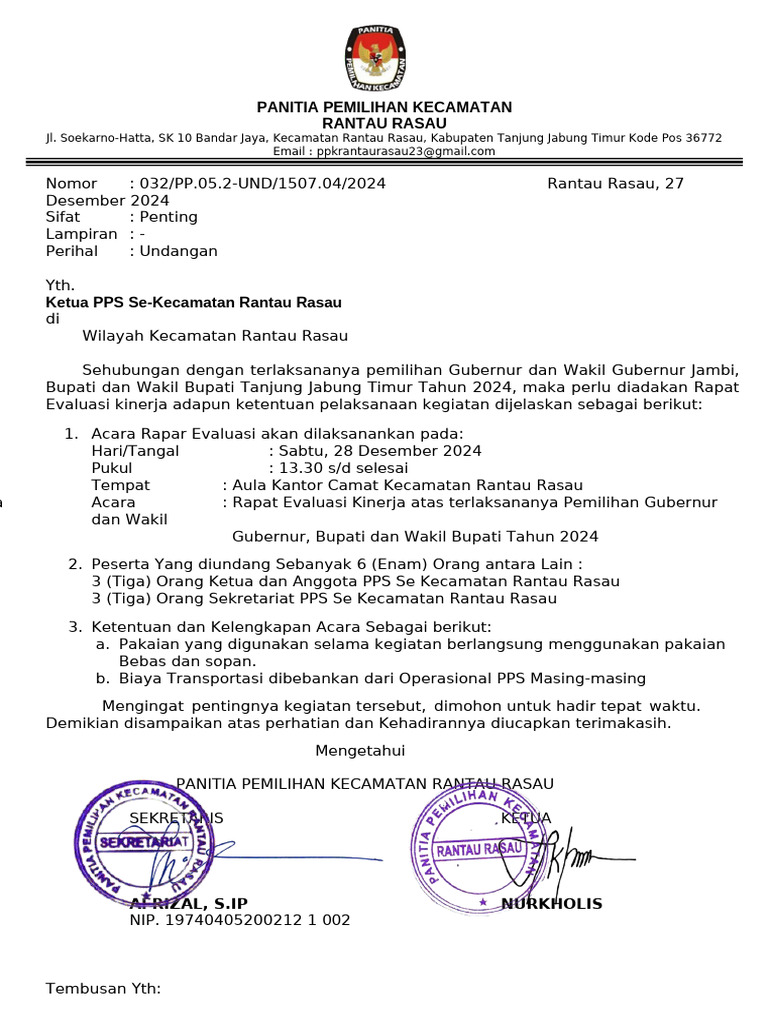 UND RAKOR PPS Dan SEKRE SE RANTAU RASAU | PDF