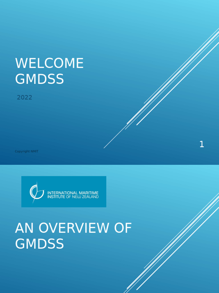 An Overview of GMDSS 1 | PDF | Radio Wave | Electronics