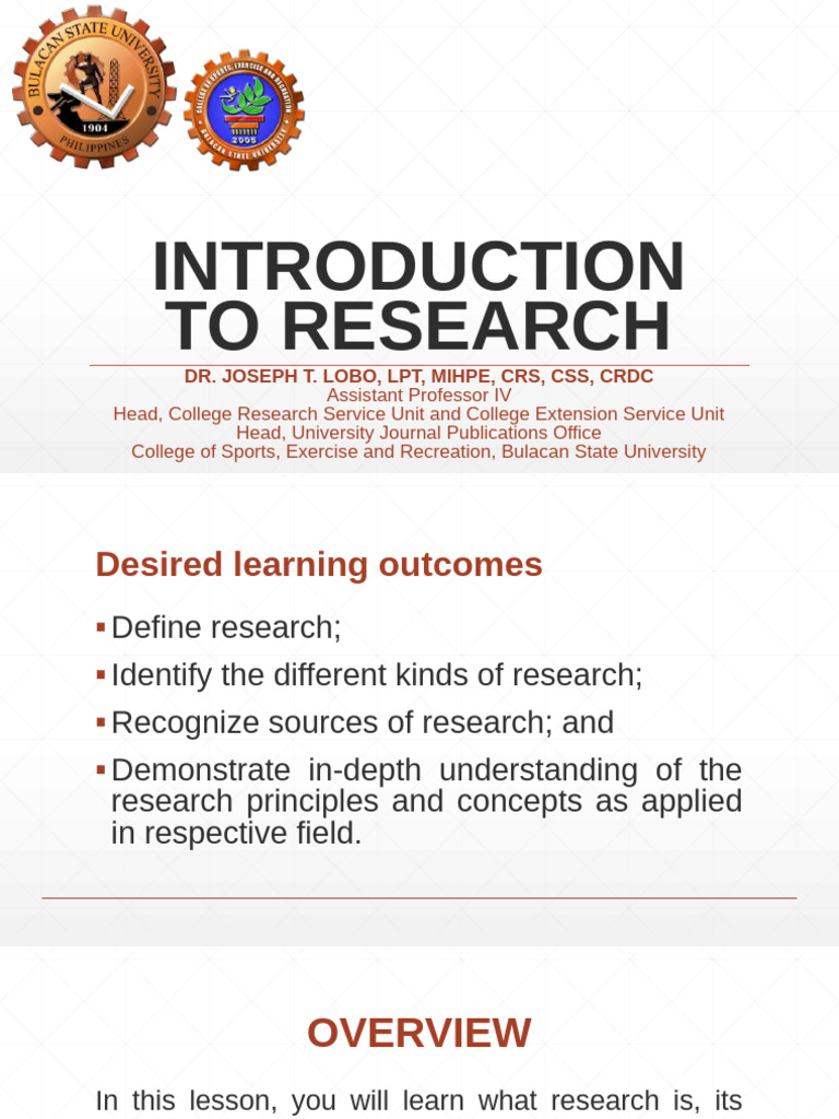 Introduction to Research Principles | PDF | Science | Knowledge