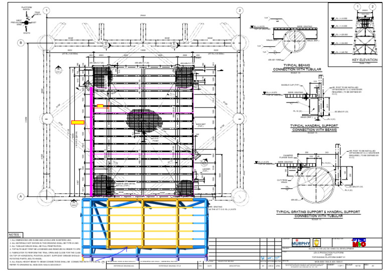 MCB-0005-13DA-S-A03-1000.01 - A1 LDV-A-PP Jacket - Top Rigging Platform ...