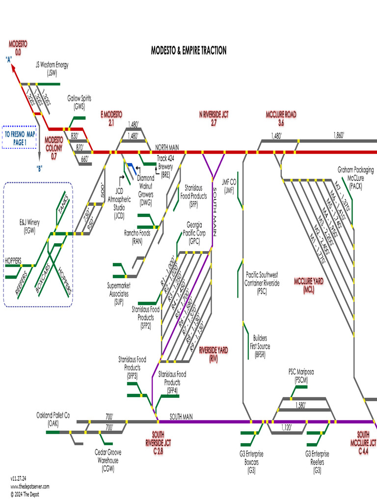Modesto & Empire & Traction Schematic | PDF