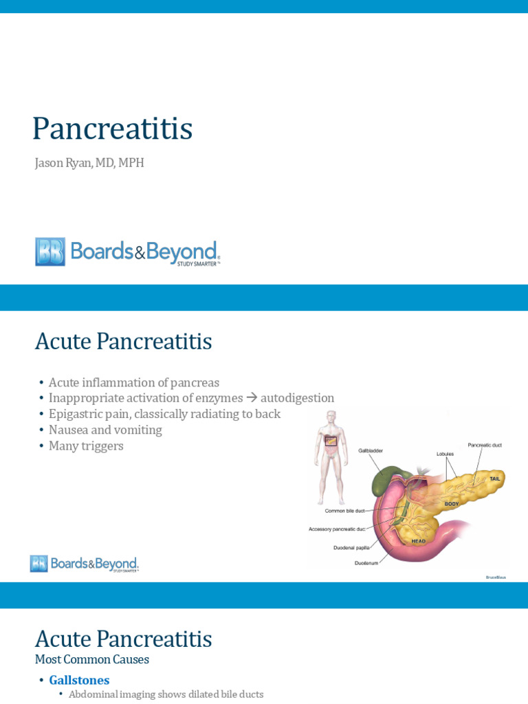 Pancreatitis (Medicalstudyzone - Com) | PDF | Pancreas | Medical ...