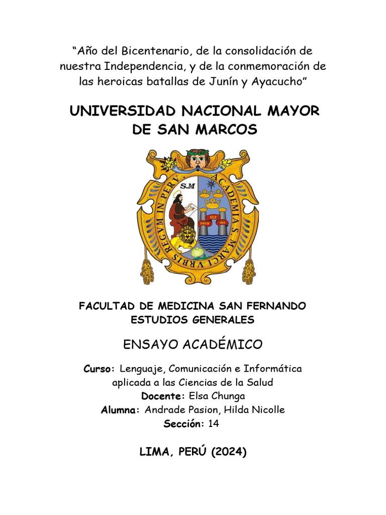 Andrade Pasion Hilda Nicolle (Ensayo) | PDF | Motivación | Motivacional