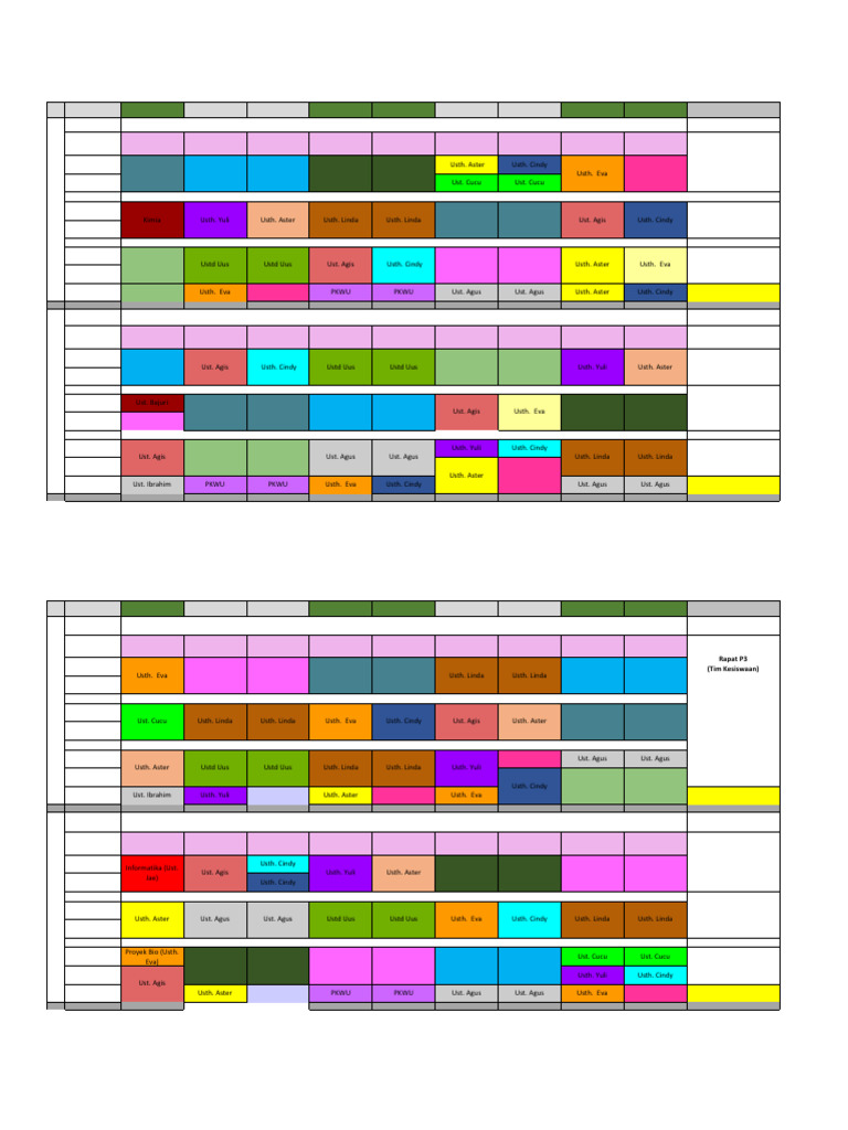 Jadwal Semester Genap | PDF