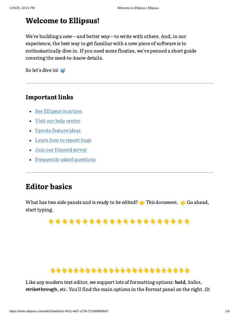 Welcome To Ellipsus - Ellipsus | PDF | Computing | System Software
