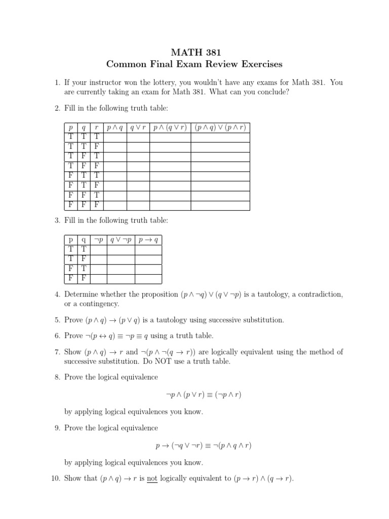 F24 Test Questions (1) | PDF | Mathematics | Syntax (Logic)