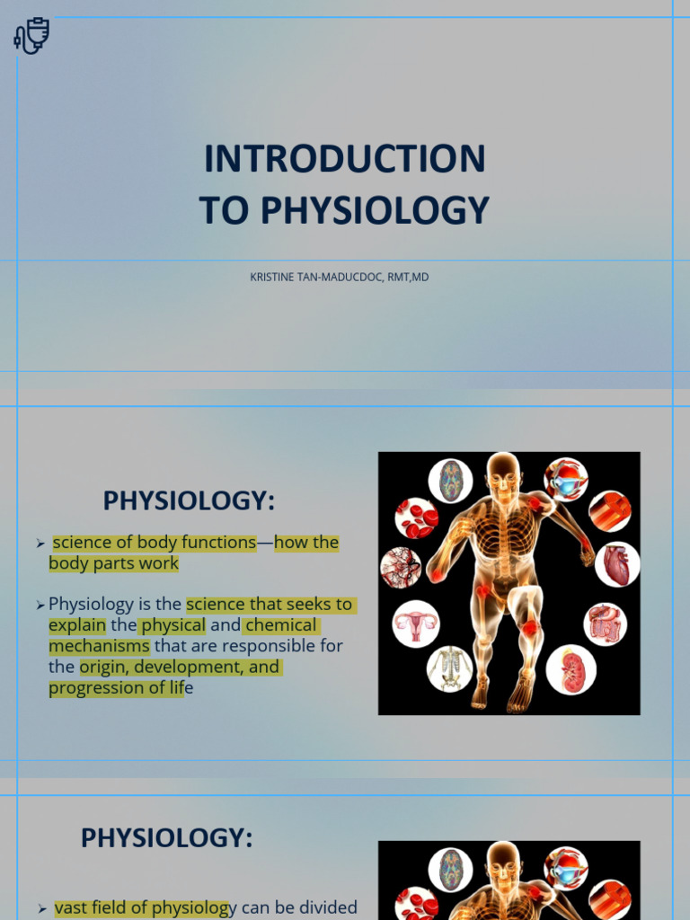 Introduction To Physiology | PDF | Physiology | Human Body