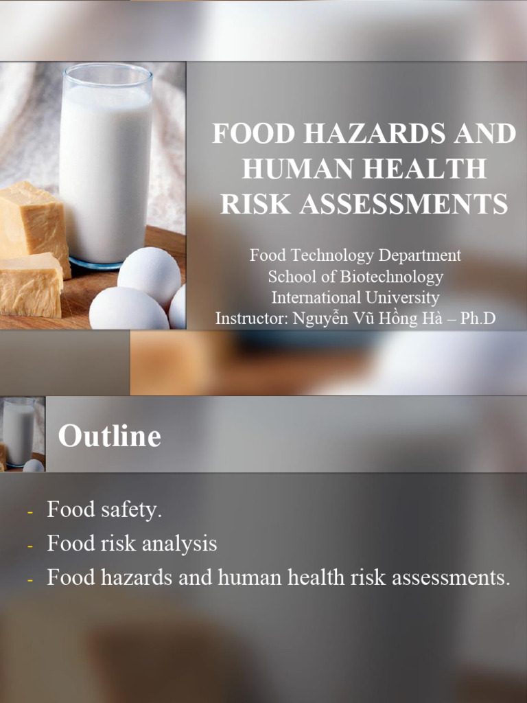 Hazard vs Risk in Food Safety Analysis | PDF | Risk Management | Risk