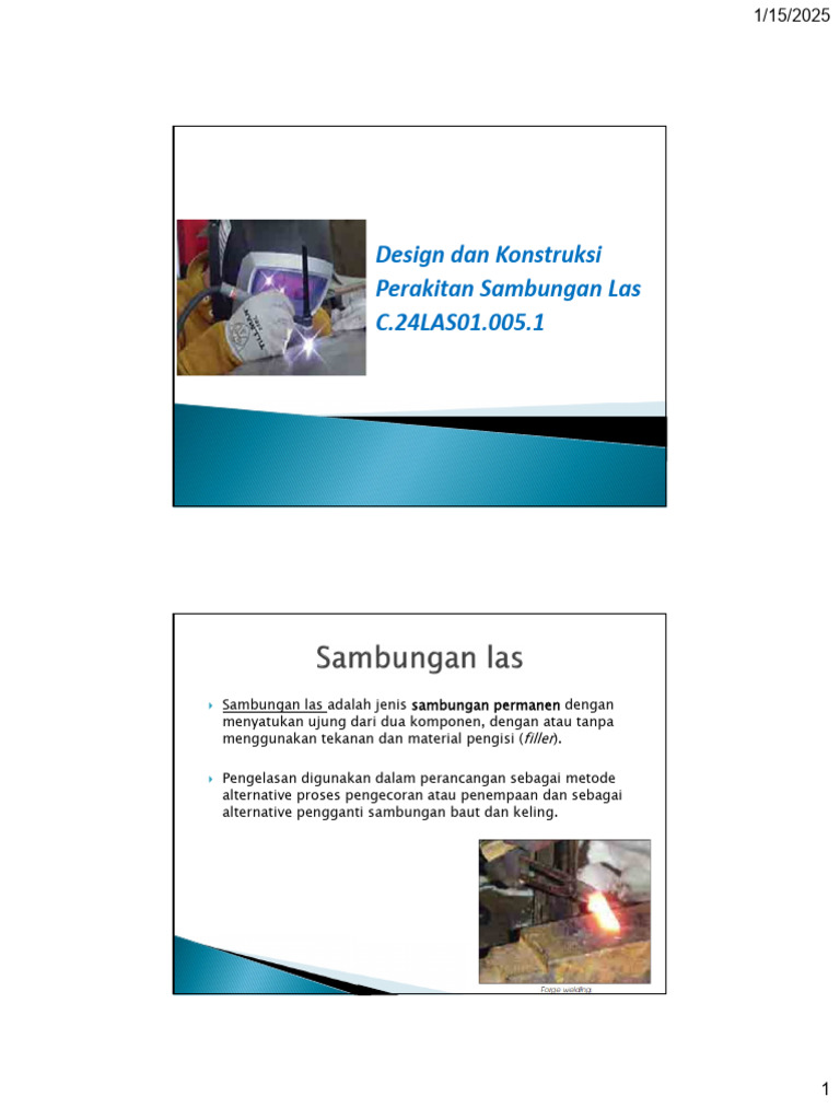 03 Merencanakan Design dan Kontruksi Perakitan Sambungan Las 2025 | PDF