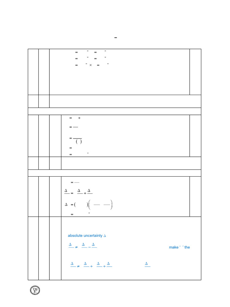 2022 TMJC P2 Soln W Comments | PDF | Diffraction | Neutron