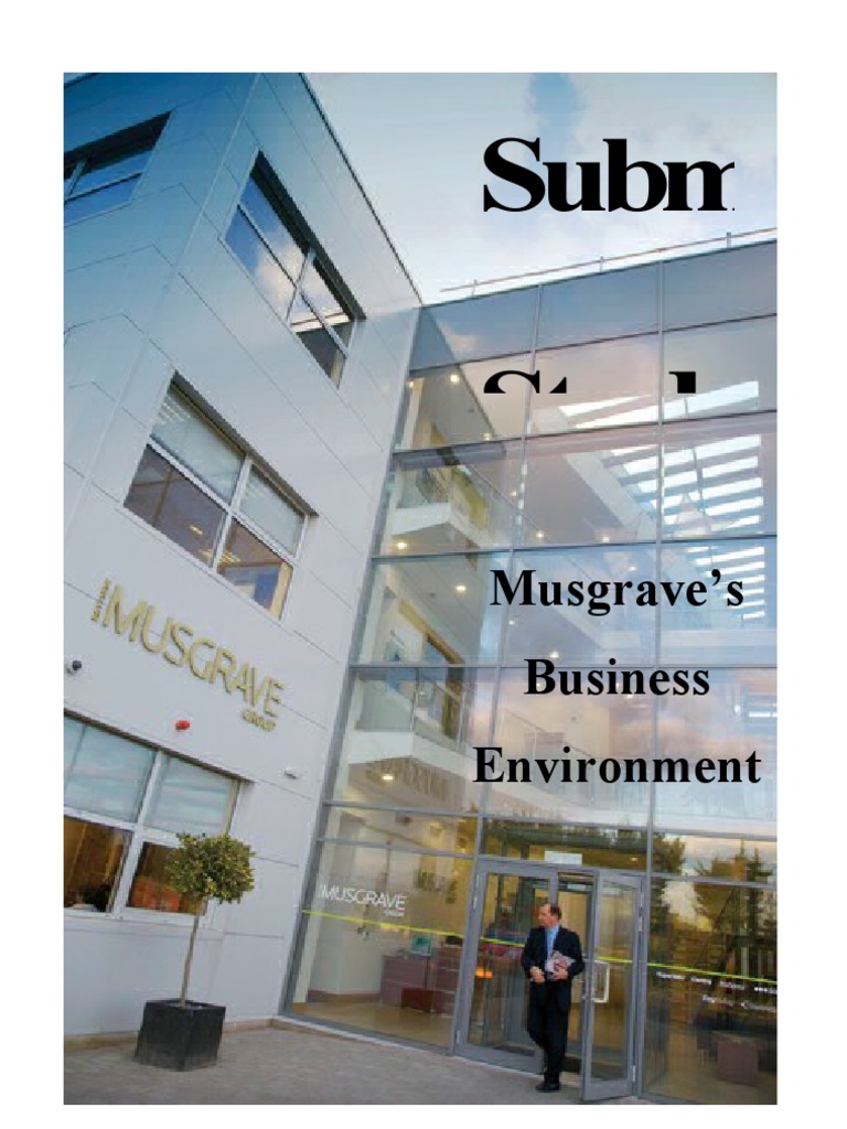 Musgrave's Business Environment Assignment | PDF | Swot Analysis | Retail