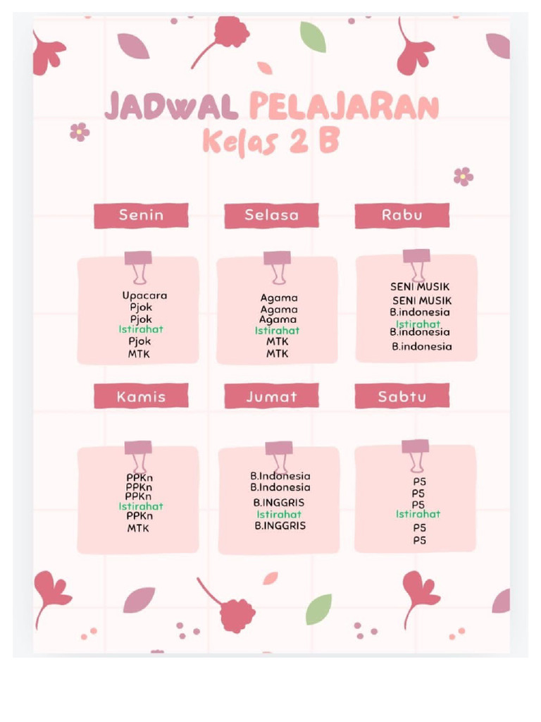 print mapel arau | PDF