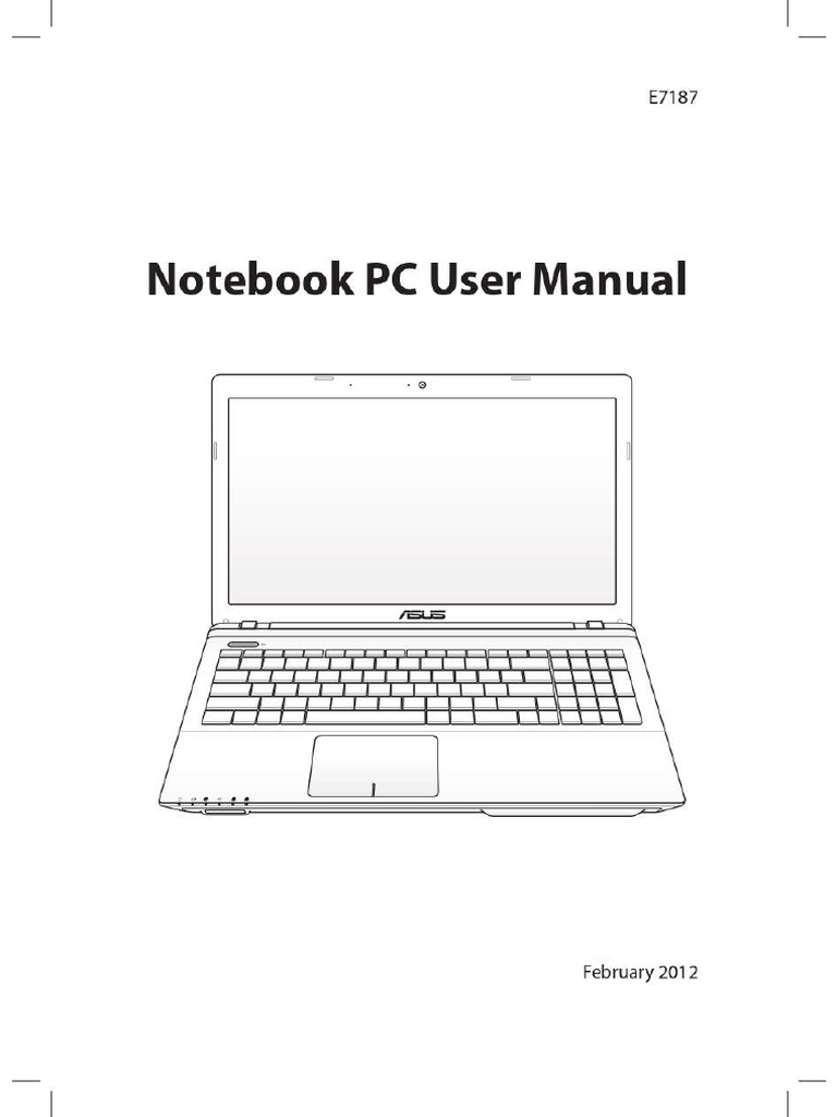 Asus Notebook Manual - 01 | PDF