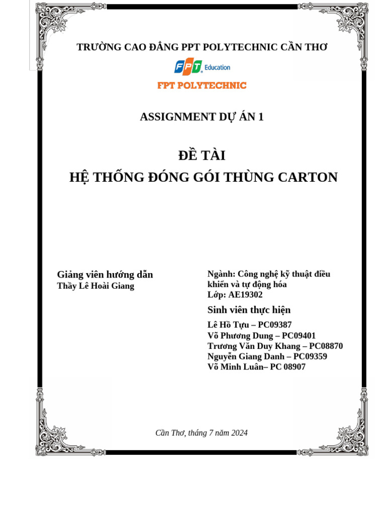 Assignmen D Án1 | PDF